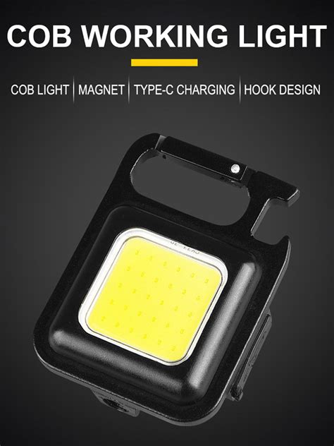 Super Bright Pocket Keychain Torch Flashlights Perfect Usb Rechargeable