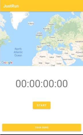 GitHub Thinkcode Yanez JustrunAPP Tracking The User On A Run Race Basic With Room Mvvm