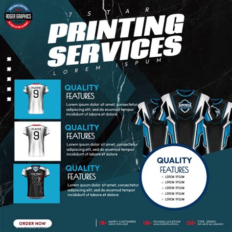 Printing T Shirt Services Template Postermywall