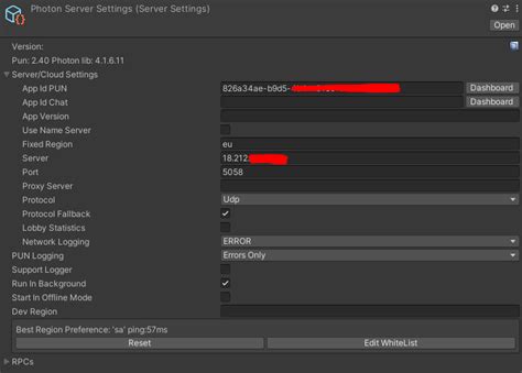aws photon server photon pun photon realtime unity can t connect to the server
