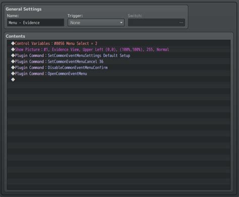 rmmv yanfly common event menu breaks rpg maker forums