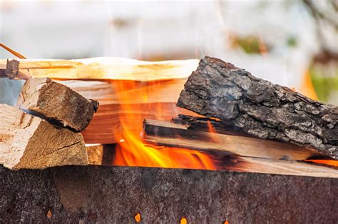 모닥불 닫고 공간을 복사 합니다 화재와 따뜻함 편안 함 불안 불의 개념으로 로그 개념에 대한 스톡 사진 및 기타 이미지 개념 개념과 주제 겨울 Istock