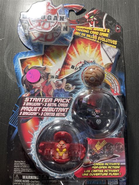Bakugan Battle Brawlers B1 1st Series 1 Starter Pack Red Reaper Rare Darkus 450g For Sale
