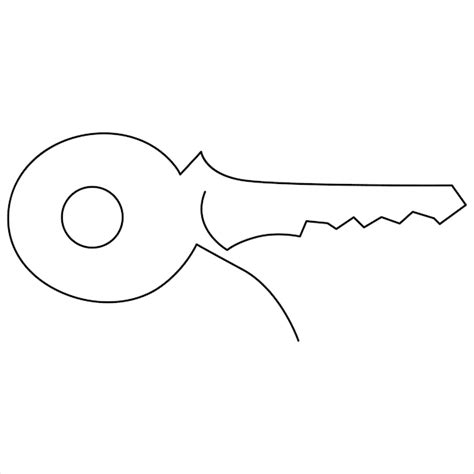 Premium Vector Continuous One Line Drawing Of Key Line Art Drawing Vector Illustration