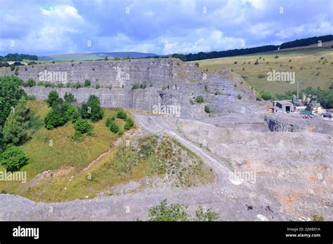Overhead View Of Topley Pike Quarry A Large Limestone Quarry At The