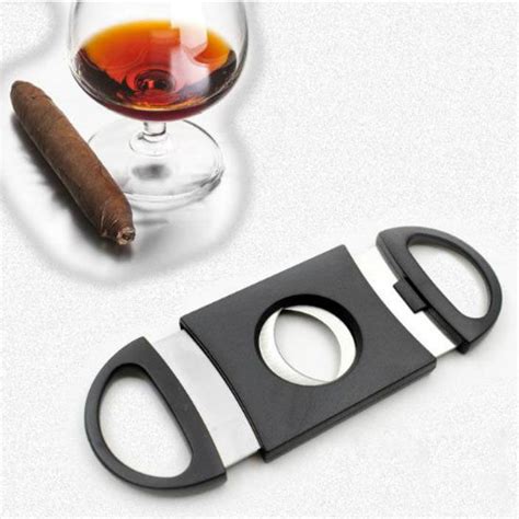 Alat Pemotong Cerutu Cutter Guillotine Double Blade Lazada Indonesia