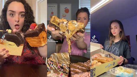 Dessert Mukbang Tiktok Food Compilation Youtube