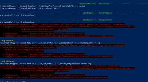 Errors While Installing Sitecore Commerce 9 Update 2 My Learning