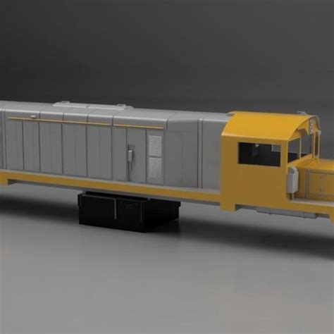 Descargar El Archivo Stl Gratuito Locomotora Tasrail Clase Dq • Objeto