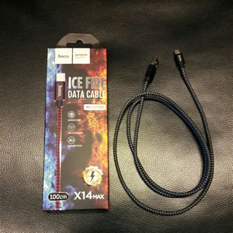 สายไมโครusb ชาร์จมือถือ ยี่ห้อ Hoco ของแท้ 100 Shopee Thailand