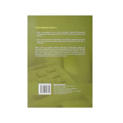 📕 Contabilidad Básica I De Walter Zans Arimana Modopro