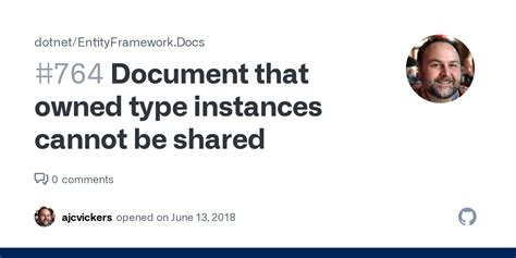 Document That Owned Type Instances Cannot Be Shared · Issue 764