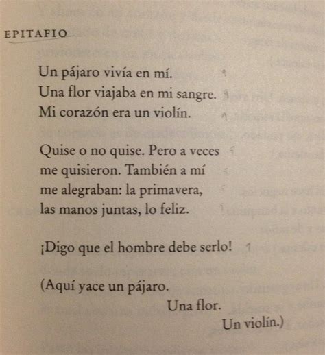 Literland On Twitter Hoy Hace A Os De Que Juangelman Encarnara El Epitafio Que L Mismo