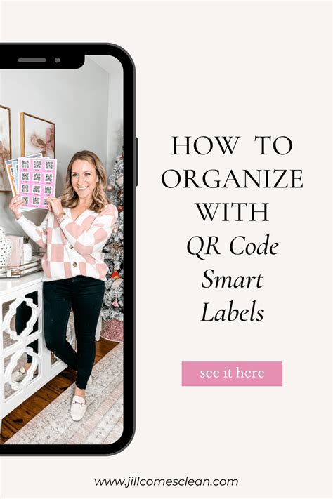 How To Organize With QR Code Smart Labels Jill Comes Clean