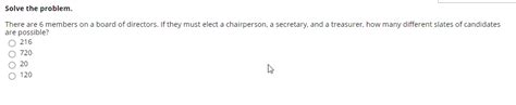 Solved Solve The Problem There Are Members On A Board Of Chegg