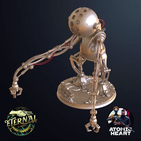 3d File Ma 9 Belyash Diorama Atomic Heart Eternal 💜 ・3d Print
