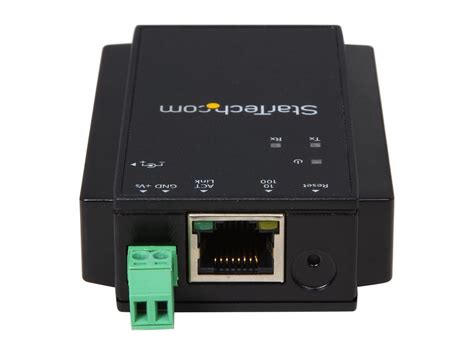 StarTech Com NETRS Port RS Serial To IP Ethernet Device Server DIN Rail Mountable
