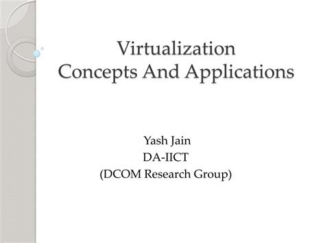 Pdf Virtualization Concepts And Applications Wordpress Comthe
