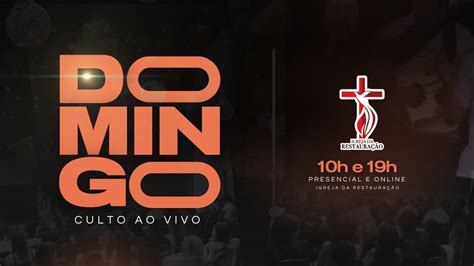 CULTO AO VIVO 10 00h BispoJoaoVitorOficial 22 10 2023 YouTube