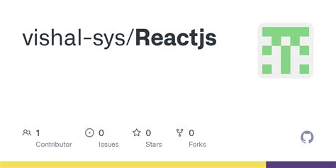 GitHub Vishal Sys Reactjs