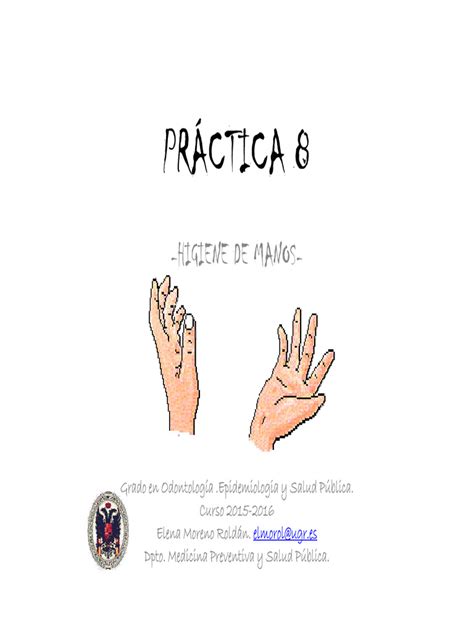 Pract 8higiene De Manos Pdf Lavado De Manos Especialidades Medicas