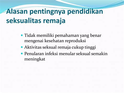 Pendidikan Seksualitas Remaja Pptx