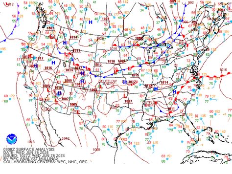 Surface Maps Weather