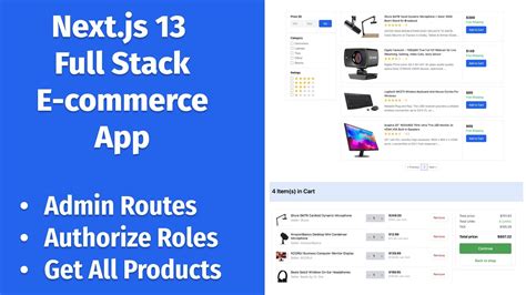 Nextjs 13 Full Stack E Commerce App 24 Admin Routes Authorize Roles Get All Products Youtube