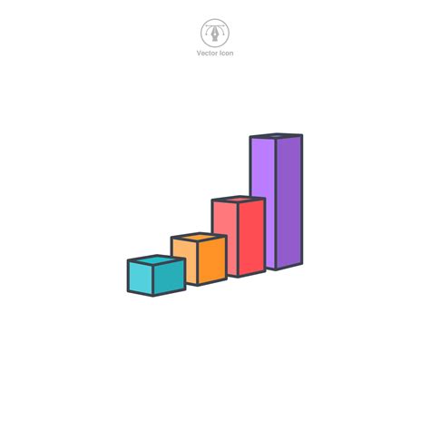 Bar Graph Icon A Clean And Informative Vector Illustration Of A Bar
