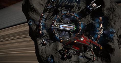 Asteroid Base In Front Of Asteroid Field Imgur