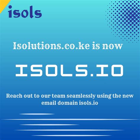 Isolutions Associates Ltd On Linkedin Domain Newdomain Isols Cybersecurity Cybersecuritynews