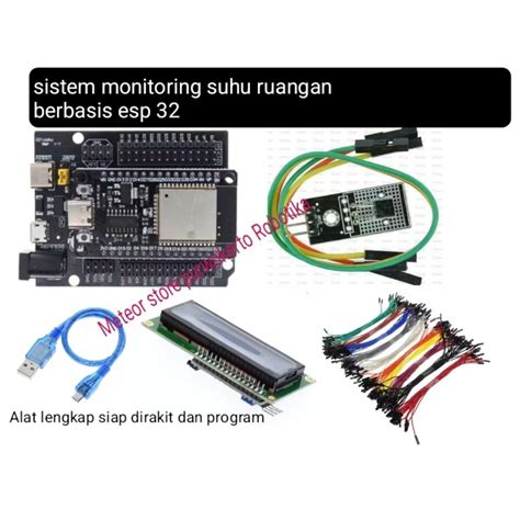 Jual Project Iot Sistem Monitoring Suhu Berbasis Esp32 Menggunakan
