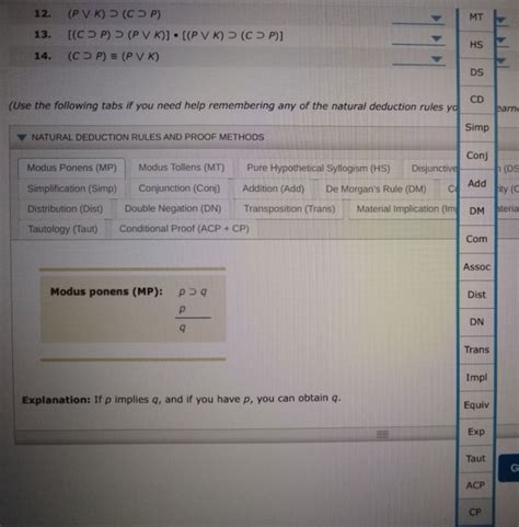 Solved One Version Of The Material Equivalence Equiv Rule
