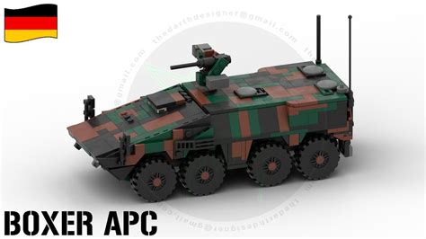 Lego Moc Boxer 8x8 Apc 135 Scale By Darthdesigner Rebrickable
