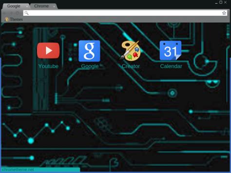 Computer Pcb Chrome Theme Themebeta