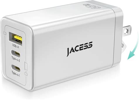 Amazon Pd 充電器 65w [業界超軽量·超小型] Type C Usb 三台同時充電 急速充電器 超低温 Ganiii技術 タイプc Iphone 3ポート Led指示灯 携帯充