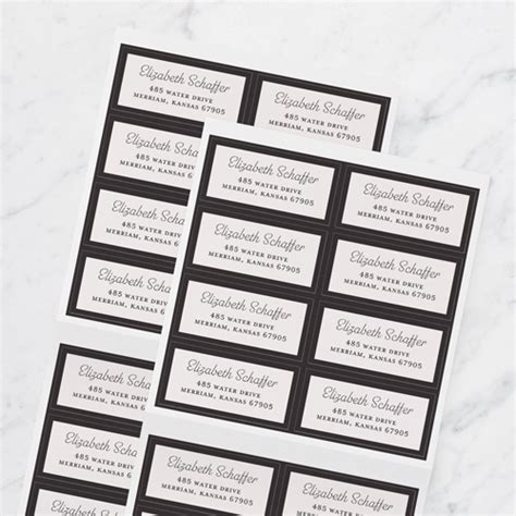 Layered Frame Address Label By Yours Truly Shutterfly