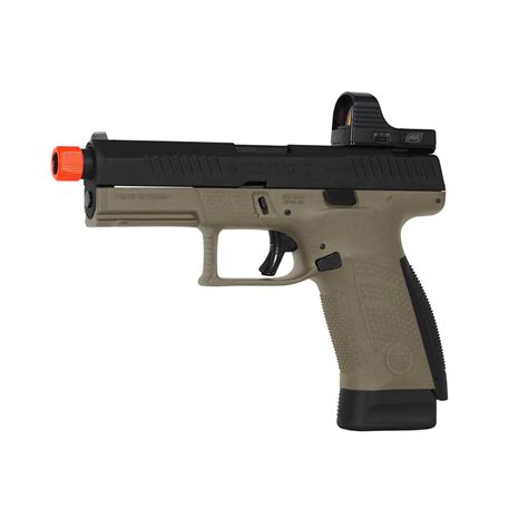 CZ P-10C CO2 Airsoft Pistol GBB - (FDE) | Airsoft Megastore