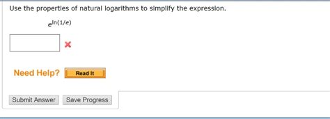 Solved Use The Properties Of Natural Logarithms To Simplify Chegg