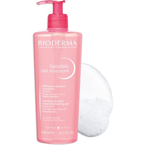 Bioderma Sensibio Gel Moussant Cleansing Gel 500 ml - Køb- Nicehair.dk