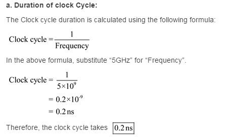 Solved A Microprocessor Is Clocked At A Rate Of Ghz A How Long Is A Answer