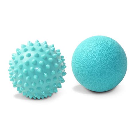 Spiky Massage Ball Set Exercise Balls For Deep Tis Grandado