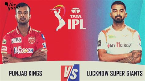 Punjab Kings Pbks Vs Lucknow Super Giants Lsg Live Streaming And