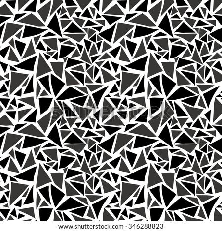 Random Triangle Background Seamless Patternvector Stock Vector Shutterstock