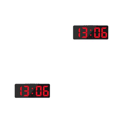 Matsuzay Reloj Digital Led Reemplazo Rectangular Alarmas De Función De