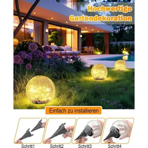 Lampe Solaire De Sol Pour Jardin Lanterne Solaire Pour Extérieur Led Blanc Chaud Lampe De