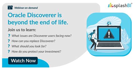 Splashbi On Linkedin Stuck With Oracle Discoverer 4 Things You Need To Do Right Away