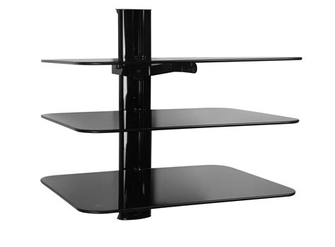15 Ideas Of Floating Black Glass Shelves
