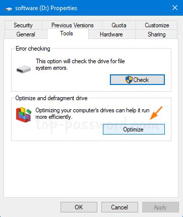 Free Ways To Optimize And Defrag Drives In Windows Password Recovery