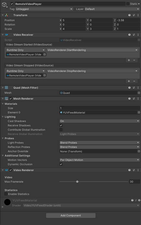 Remote Video Player Does Not Show Up Issue Microsoft MixedReality WebRTC GitHub